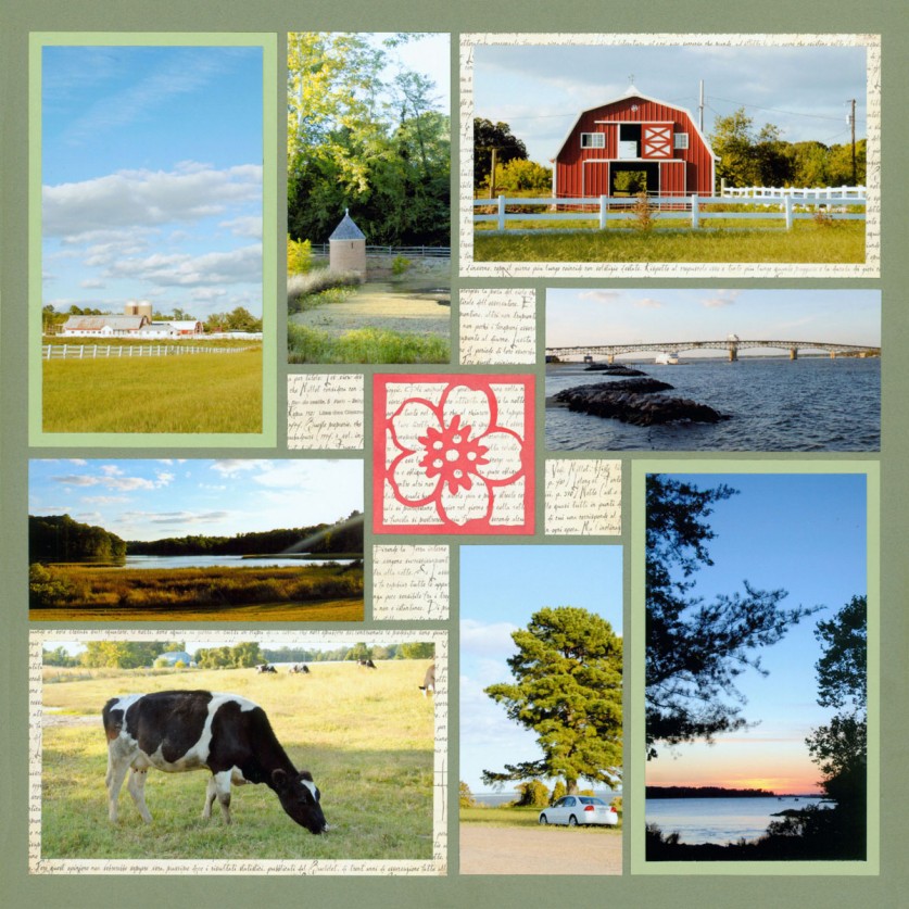 Photo Collage Design - Pinwheel Pattern Photo Collage Design - Pinwheel Pattern