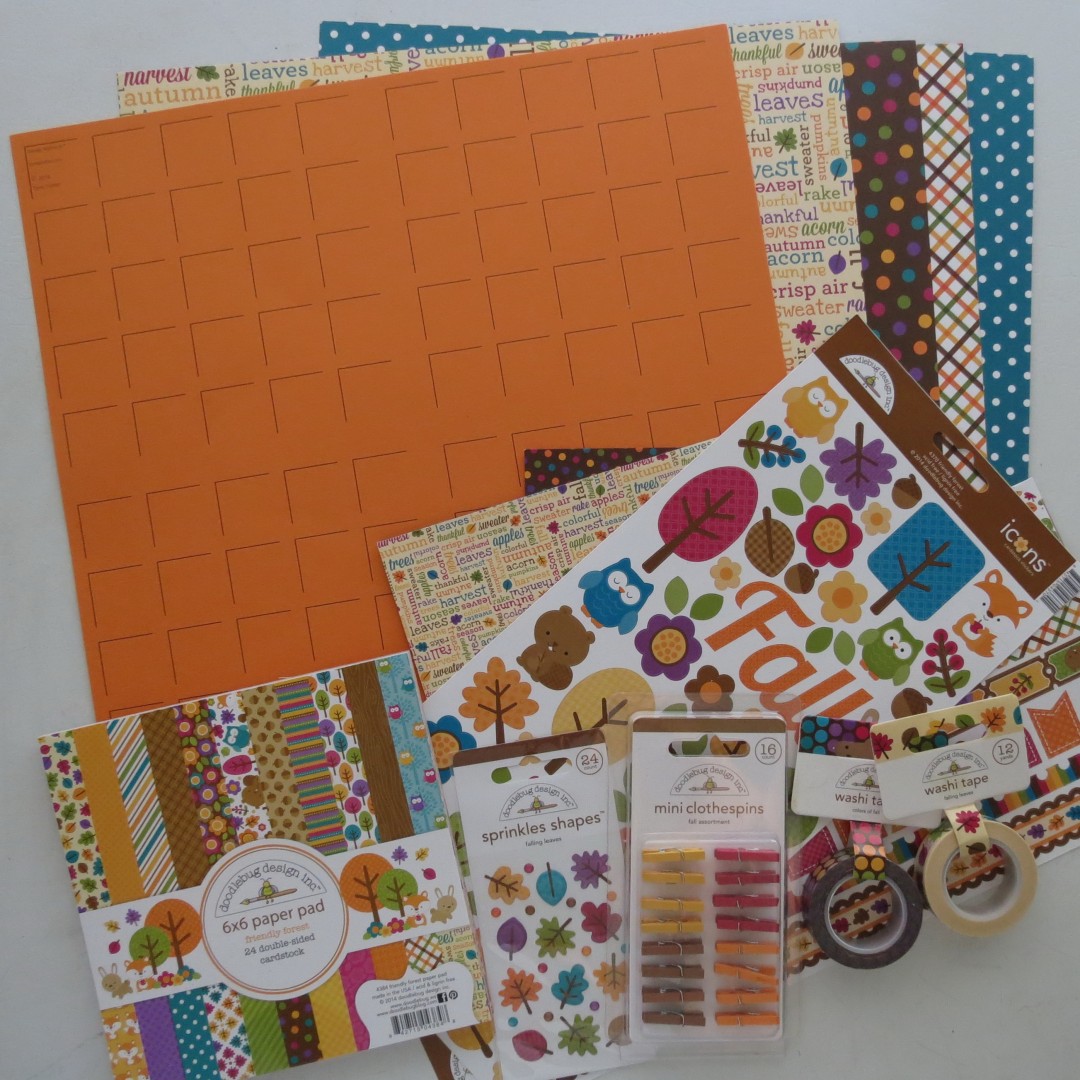 Fall Family Photos Mini Album - Mosaic Moments Page Layout System