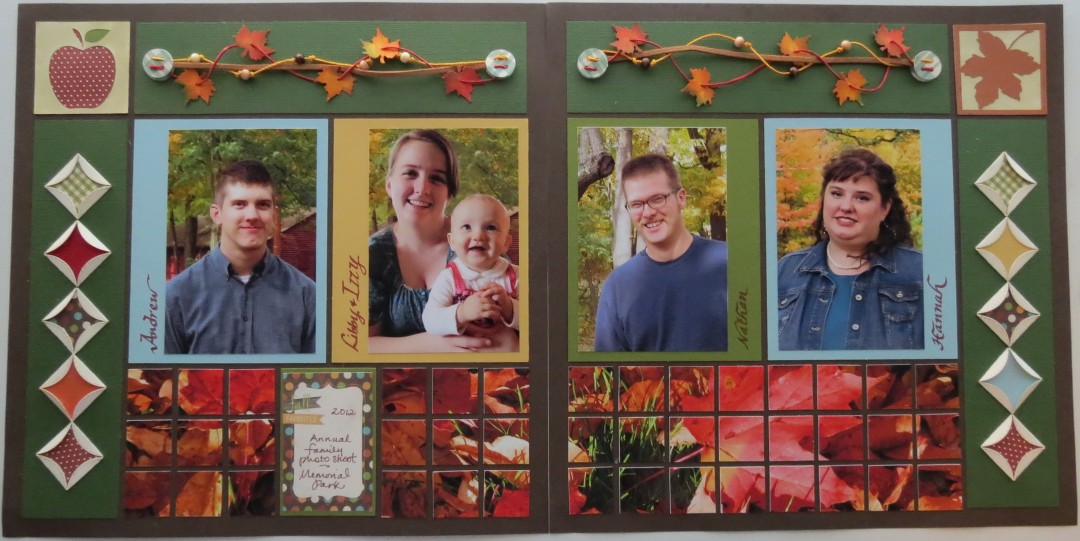Fall Flourishes - Mosaic Moments Page Layout System
