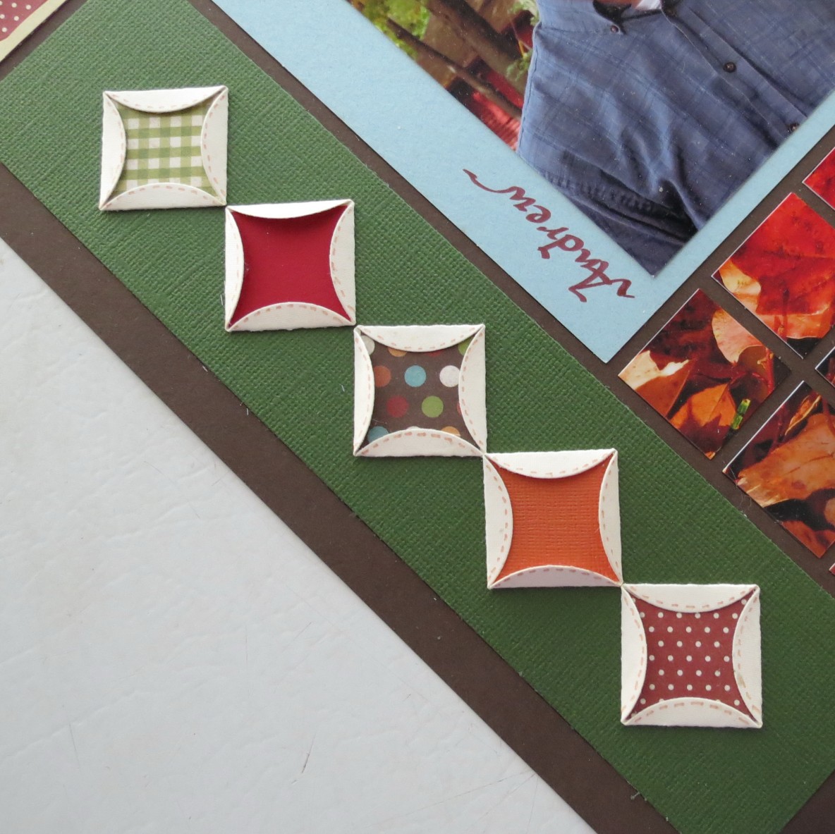 Fall Flourishes - Mosaic Moments Page Layout System