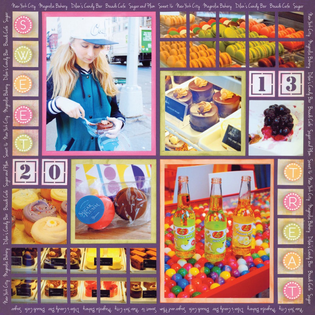 Sweet Scrapbook Layout: Create a Mosaic Page