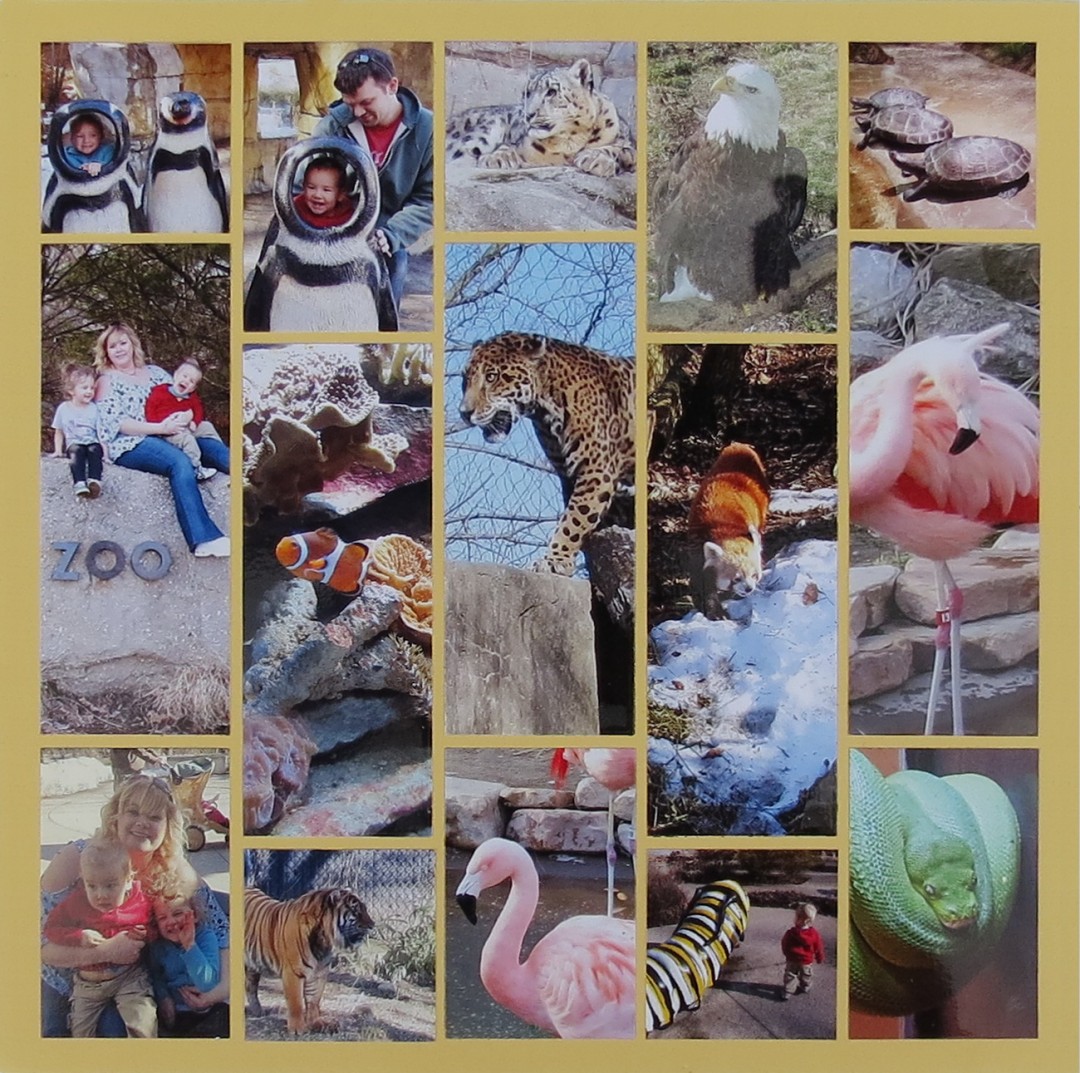 One Pattern Three Ways - Mosaic Moments Page Layout System