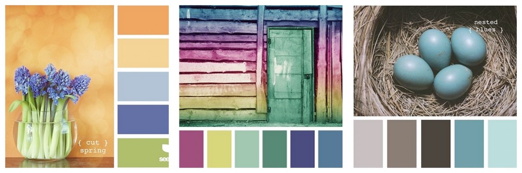 How to Use Color Swatches to Design Scrapbook Layouts