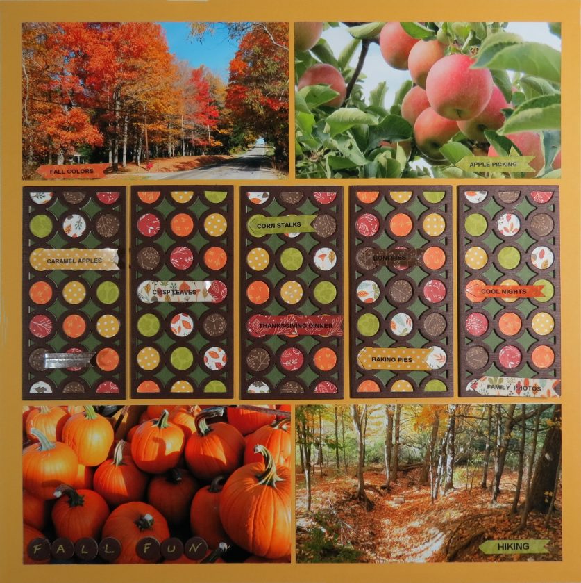 How to Create a Fall Fun Layout with the Circle Time Die