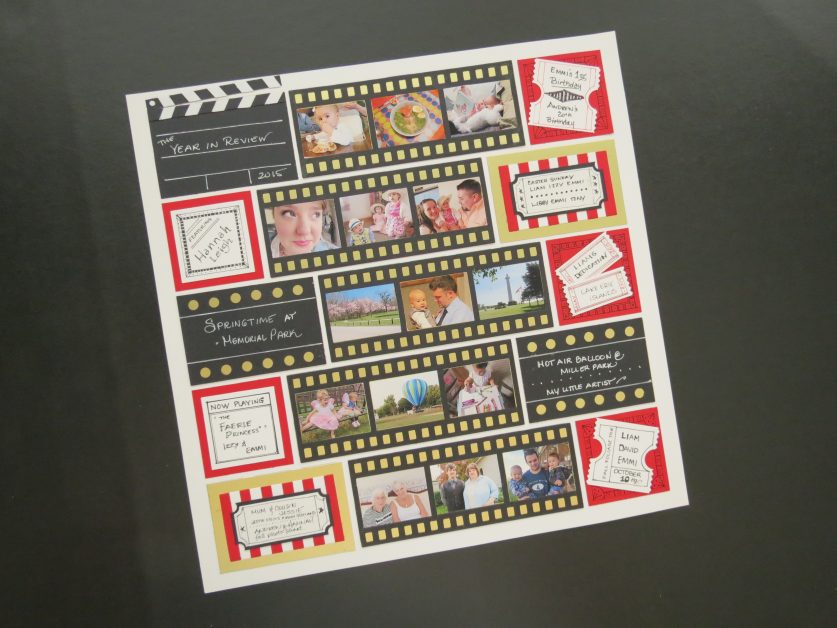 How to Celebrate the Year with Triangles on Your Scrapbook Pages