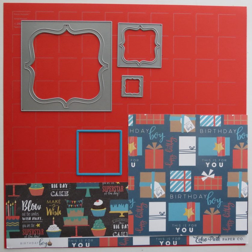 Designing with the Nested Scallop Frame Dies - Mosaic Moments Page Layout System