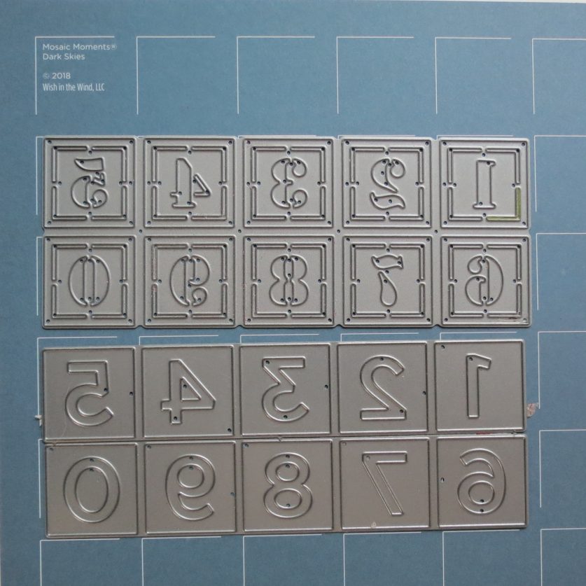 Alphabet and Numbers - Mosaic Moments Page Layout System