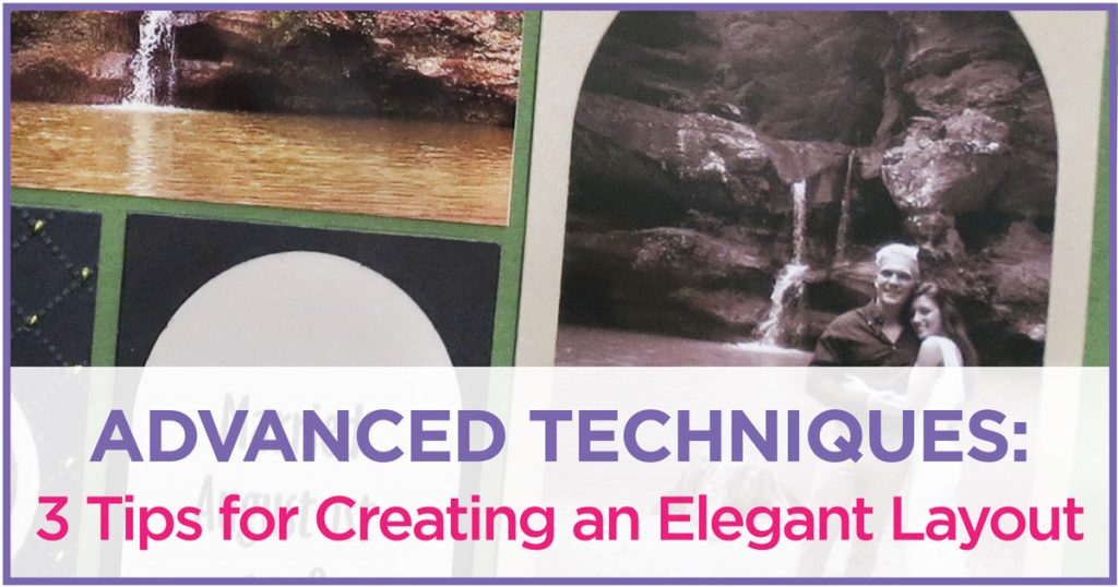 Three Tips for Creating an Elegant Layout - Mosaic Moments Page Layout ...