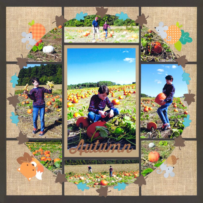 7 Spectacular Fall Pages to Scraplift - Mosaic Moments Page Layout System