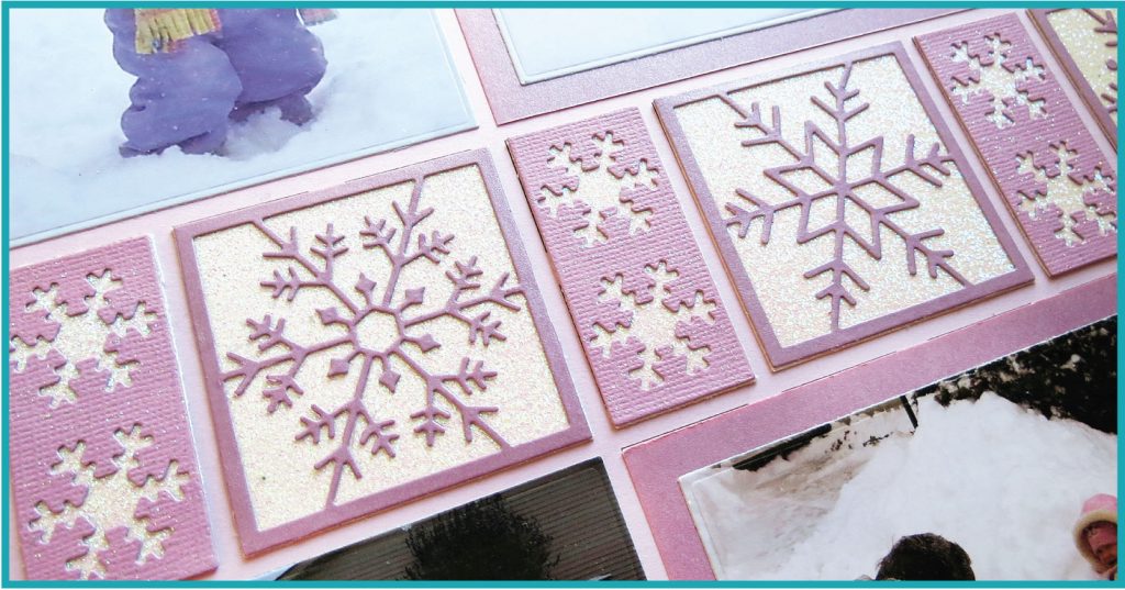 Finishing Tips for the Winter Die Sets - Mosaic Moments Page Layout System