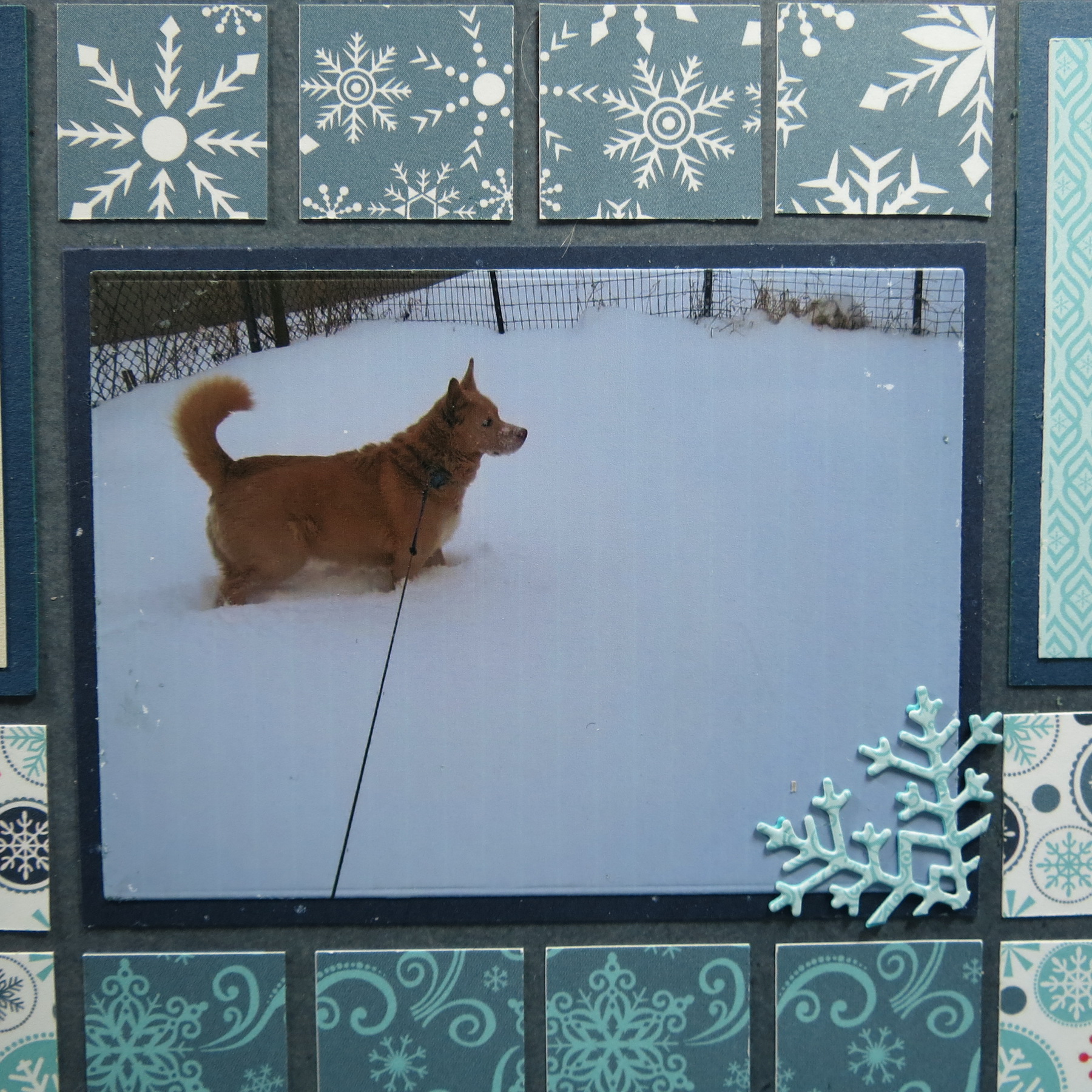 Winter Layers - Mosaic Moments Page Layout System