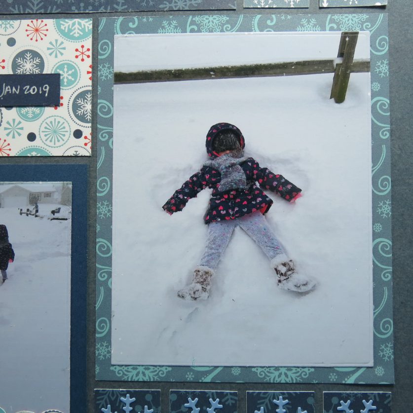 Winter Layers - Mosaic Moments Page Layout System