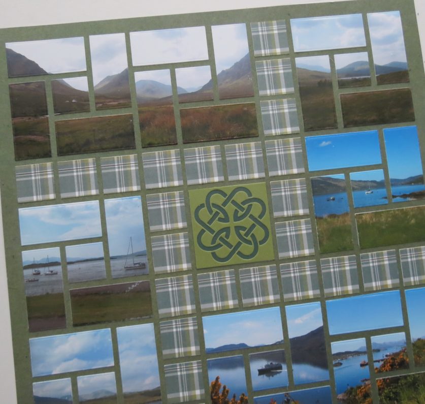 One Way to Use the 3x3 Strip Frame Die - Mosaic Moments Page Layout System