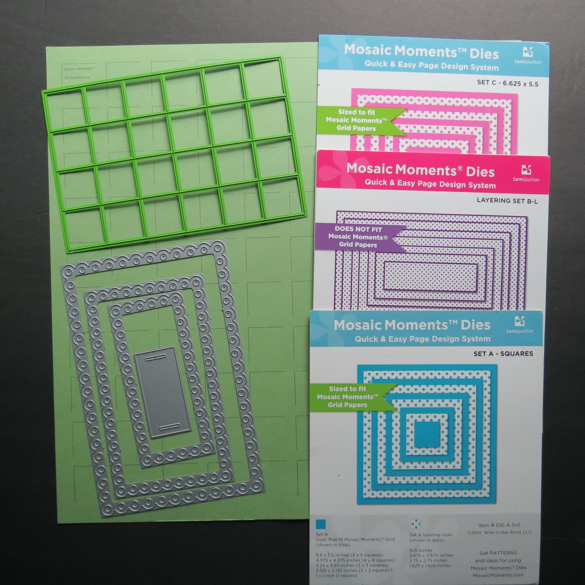 Scrapping with the Basics - Mosaic Moments Page Layout System