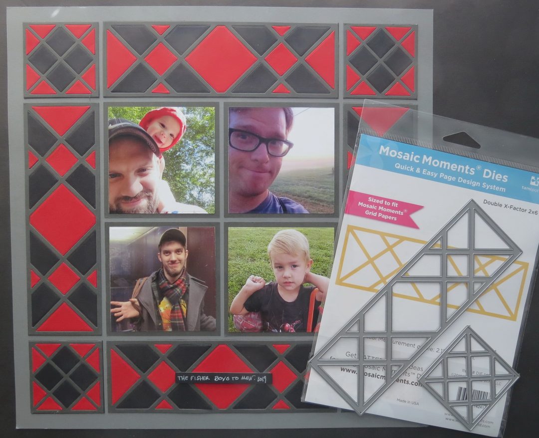 Framed by the Double X-Factor 2x6 - Mosaic Moments Page Layout System