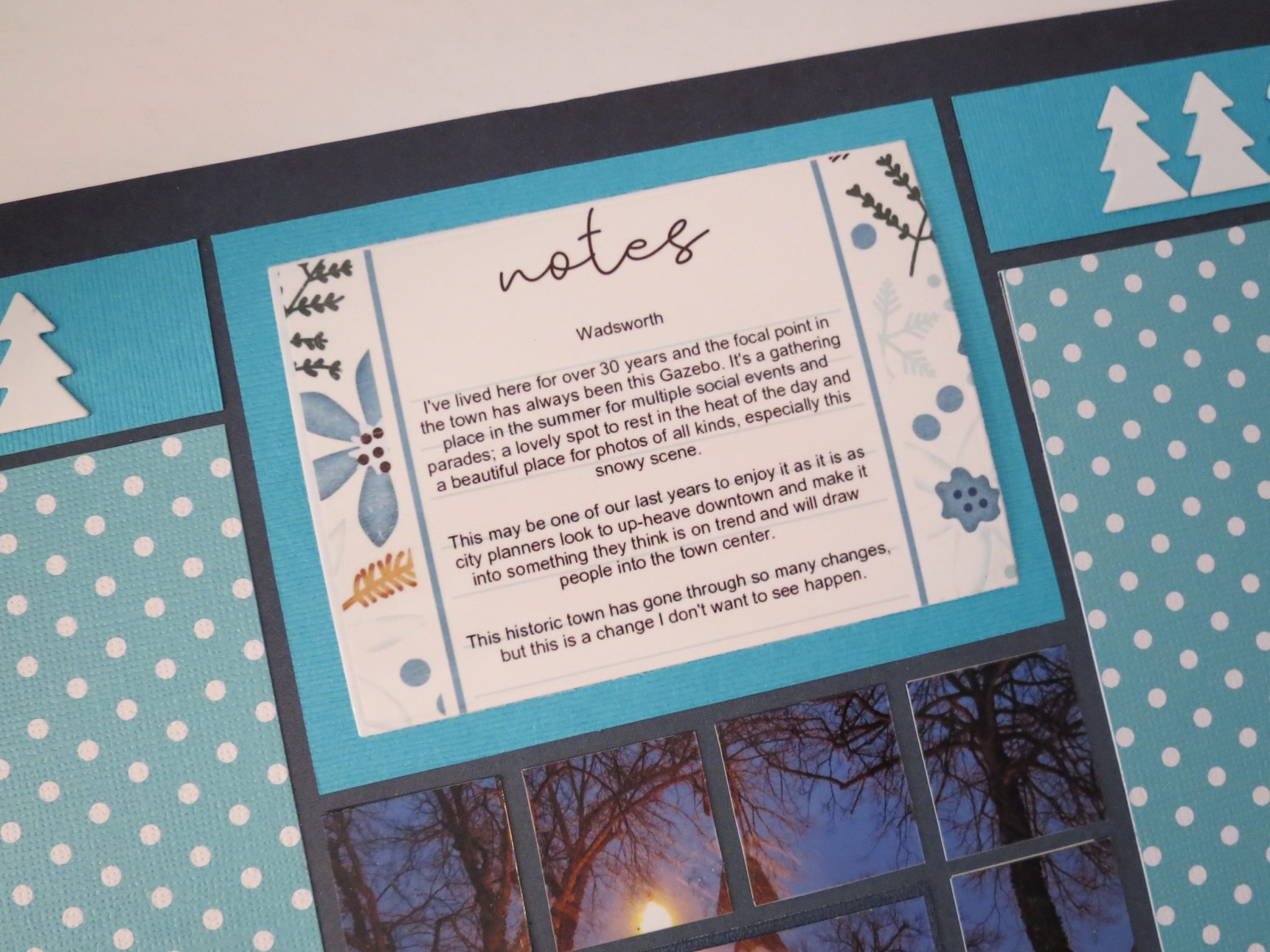 A Scrapbook "Fill ‘Er Up" - Mosaic Moments Page Layout System