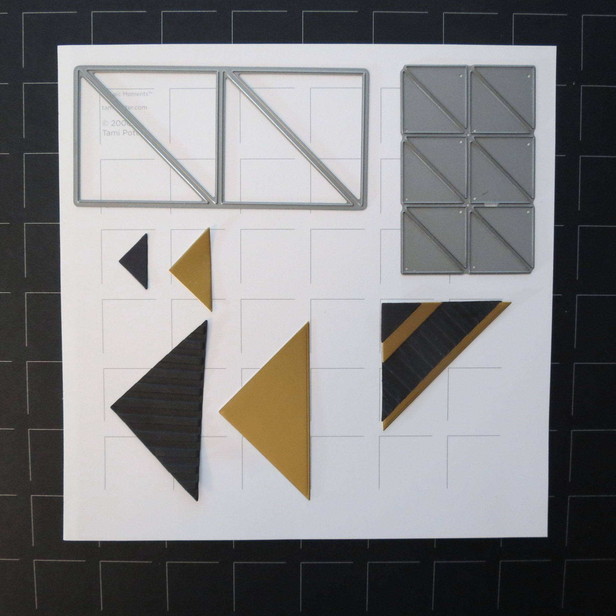 In the Corner with the Corner Tile Dies - Mosaic Moments Page Layout System