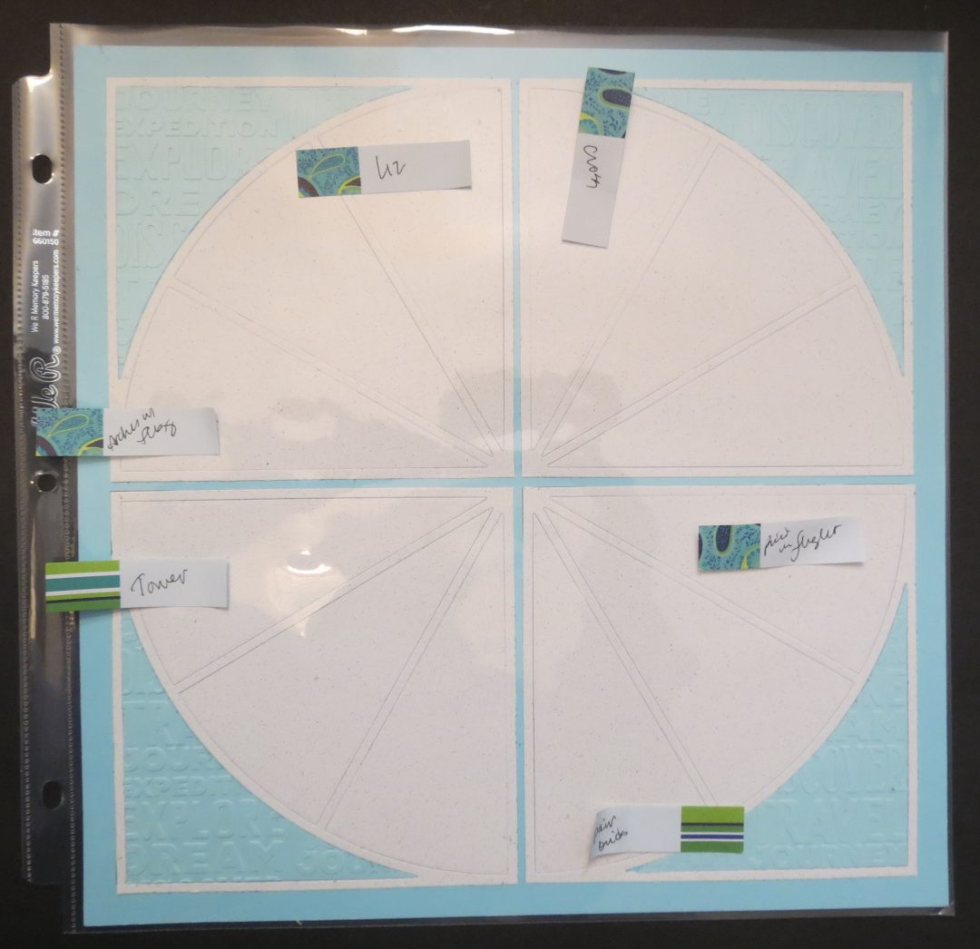 Tips for the Quarter Pie Die - Mosaic Moments Page Layout System