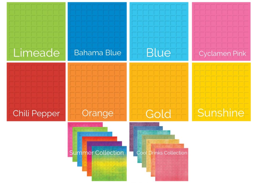 Bright Bold Colors - Mosaic Moments Page Layout System