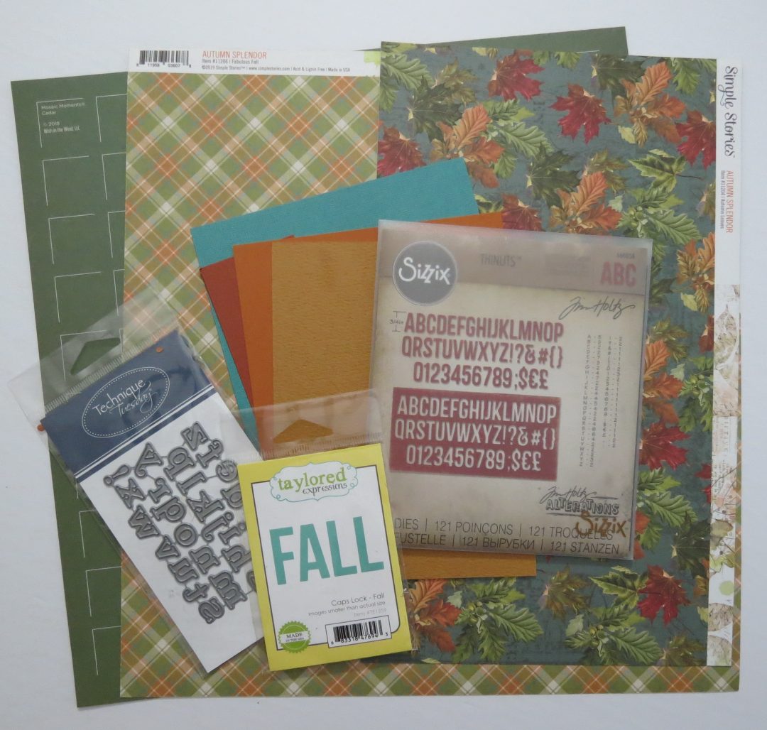 What I Love about Fall | Mosaic Moments Page Layout System