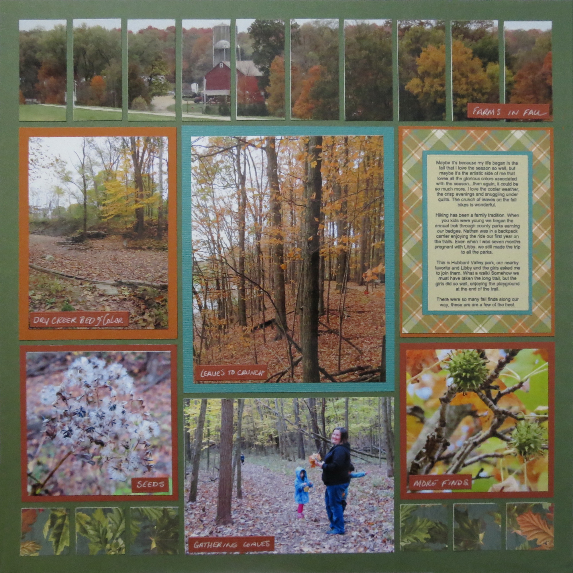 What I Love about Fall | Mosaic Moments Page Layout System