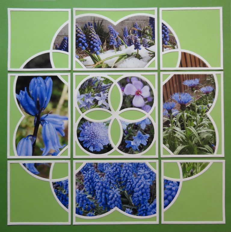 Combining Dies Mosaic Moments Page Layout System