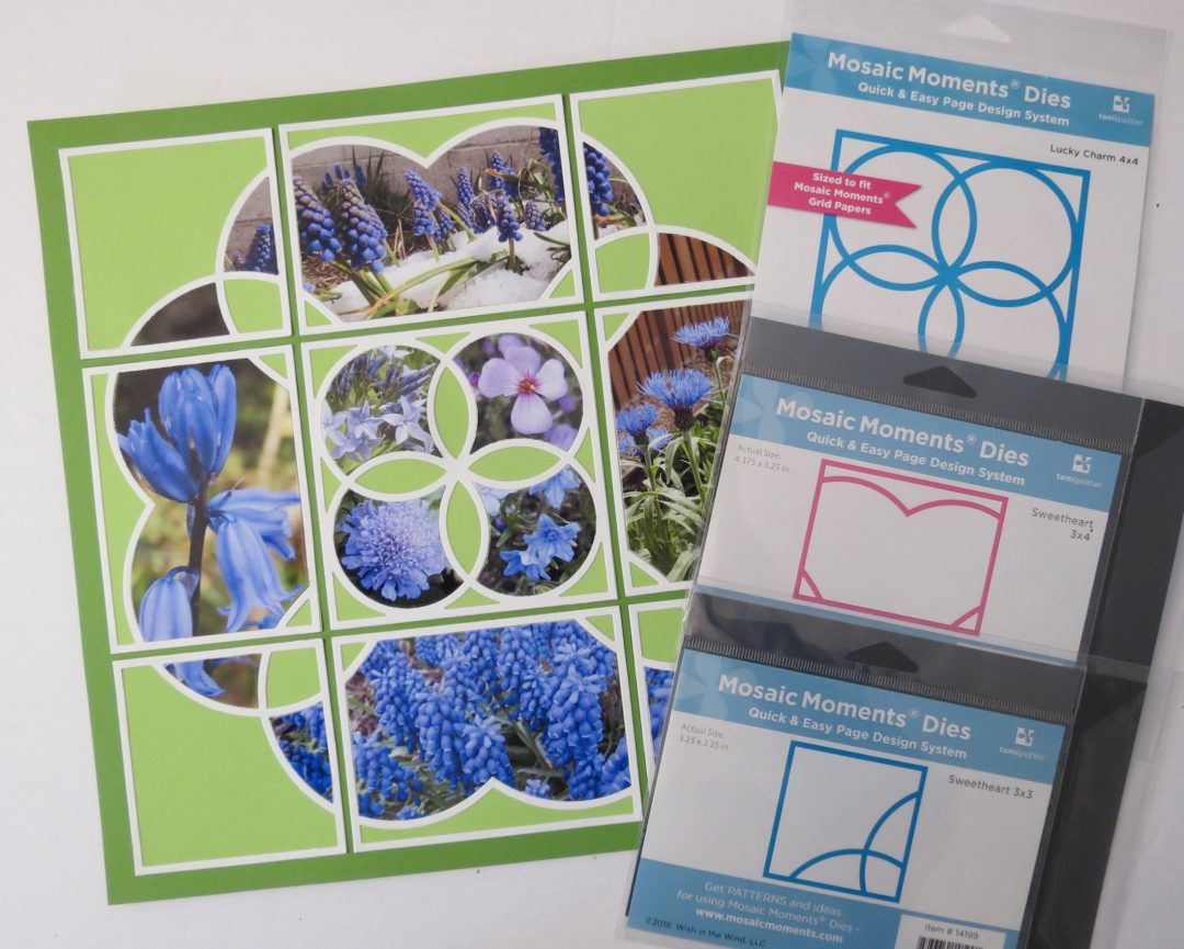 Combining Dies - Mosaic Moments Page Layout System