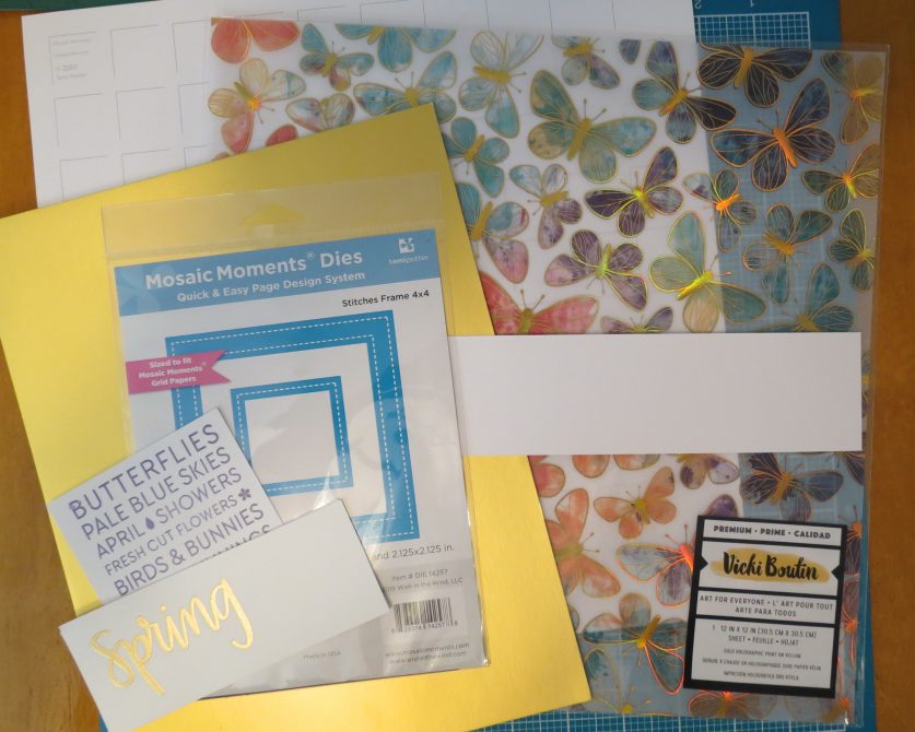 Spring! - Mosaic Moments Page Layout System