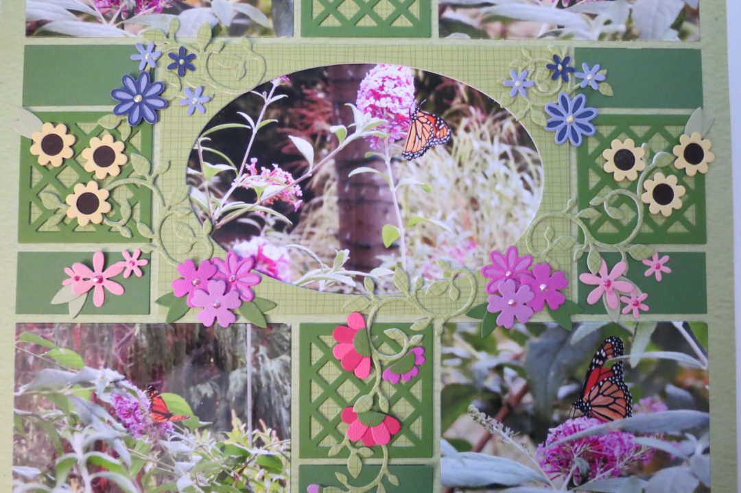 Spring Garden: Adding Flowers - Mosaic Moments Page Layout System