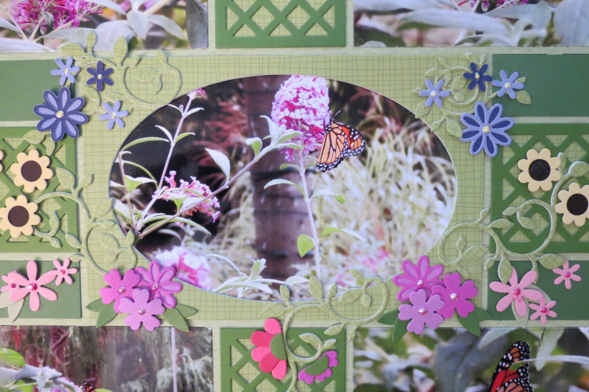 Spring Garden: Adding Flowers - Mosaic Moments Page Layout System