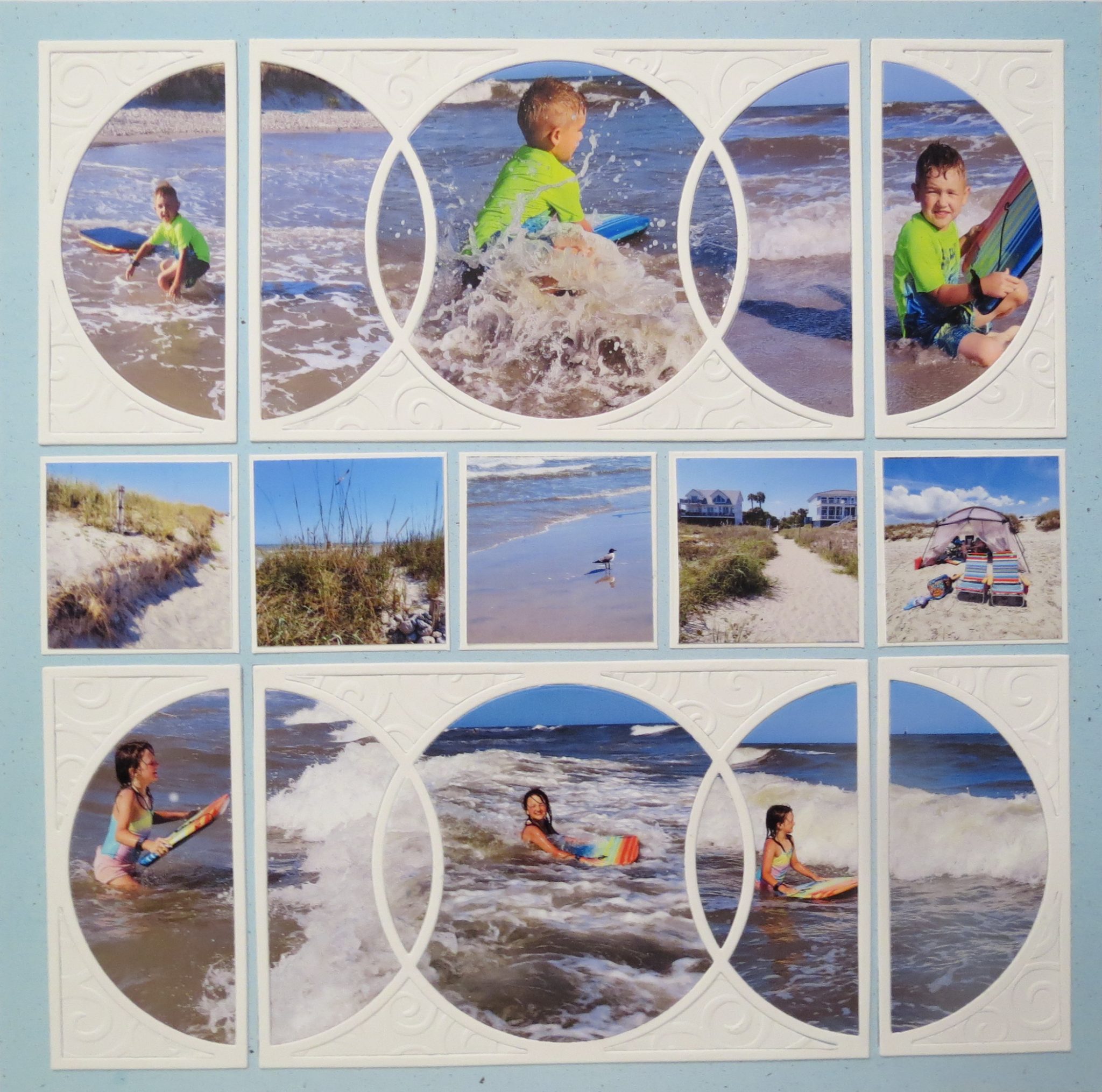Why This Die Makes the Most Charming Beach Scrapbook Layouts - Mosaic ...